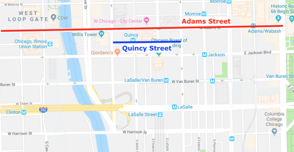 Adams, Jefferson, and Tyler: Resolving the Chicago Street Mysteries