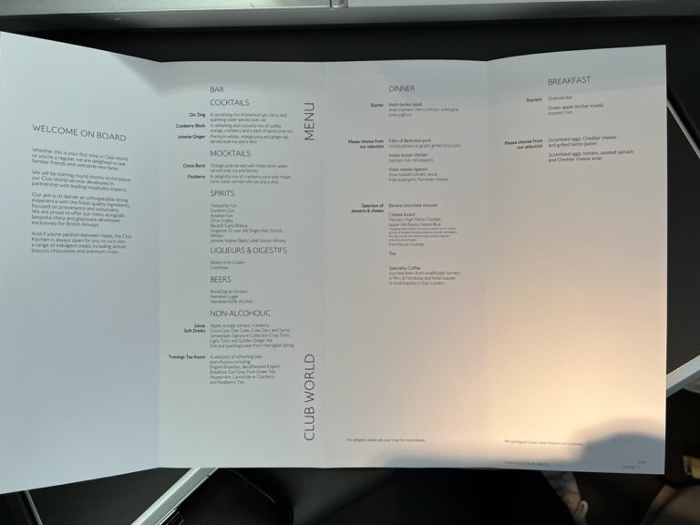 British Airways Business Class Review - 777 from JFK to LHR