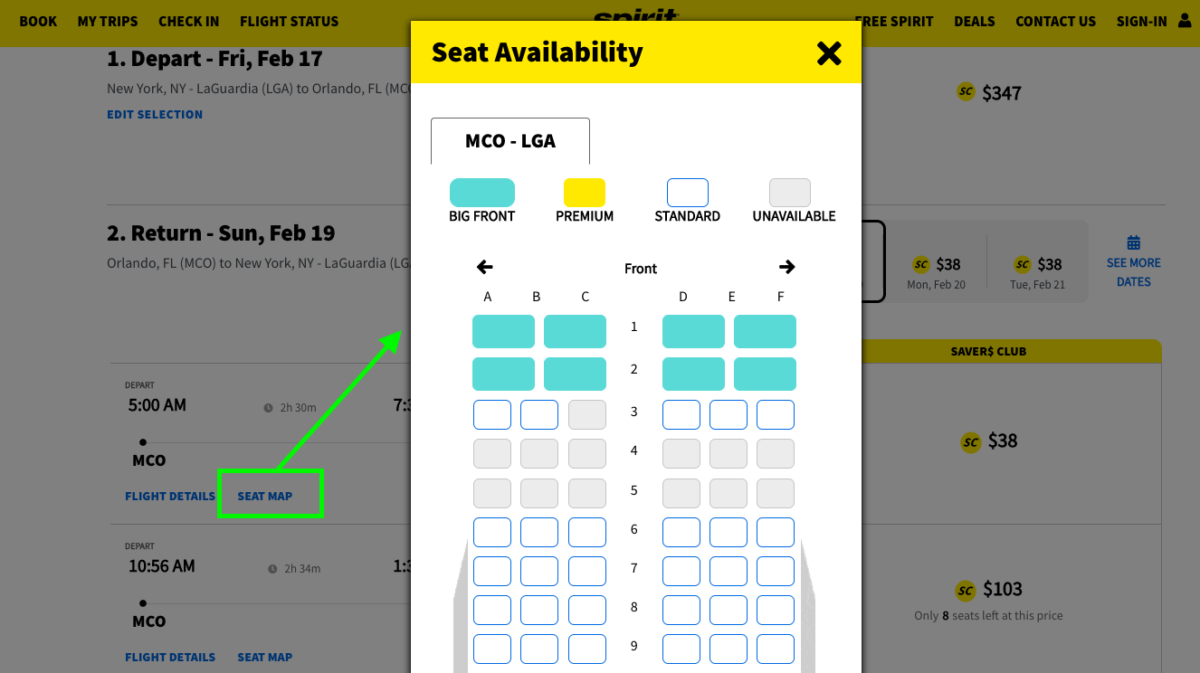 Spirit Big Front Seats — Guide + Review