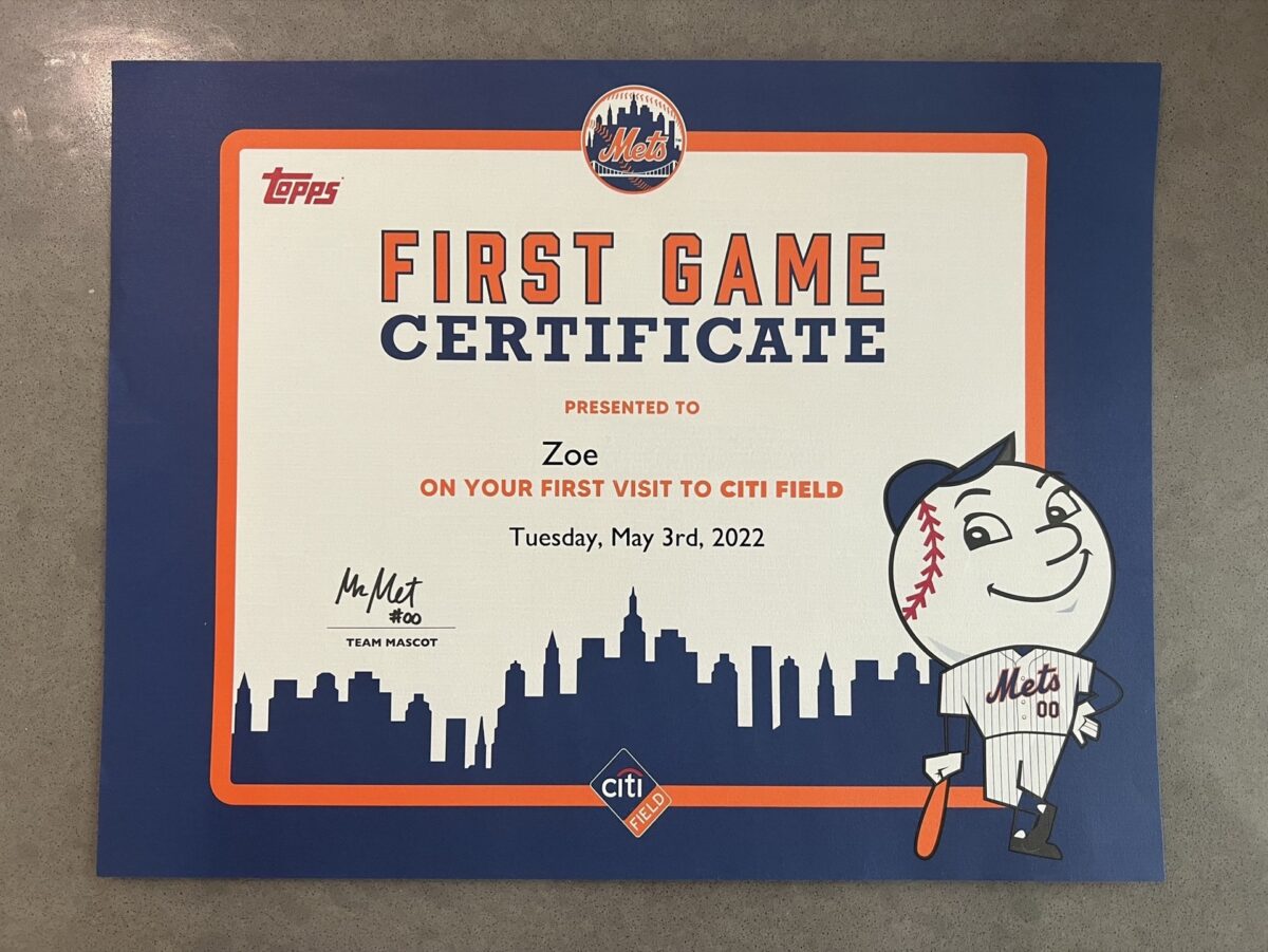 10 Things to do at a Mets Game with Kids