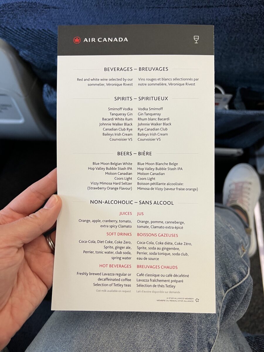 Air Canada Business Class Review — A321 from YVR to YYZ