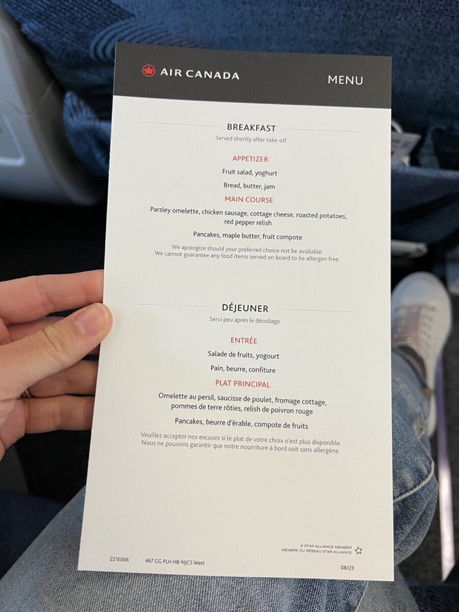 Air Canada Business Class Review — A321 from YVR to YYZ