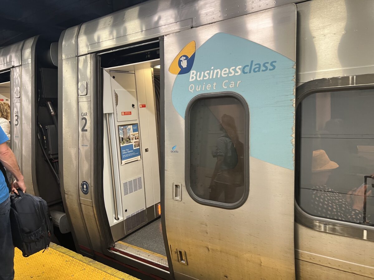 Taking the Amtrak Train from NYC to Boston