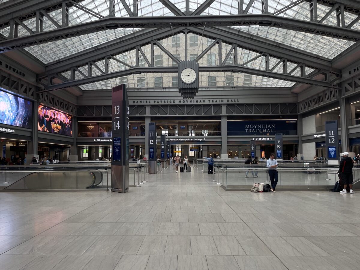 Taking the Amtrak Train from NYC to Philadelphia