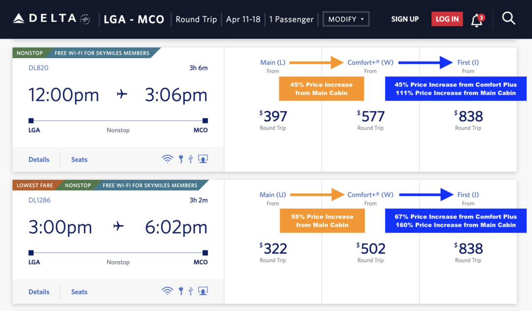 Delta First Class vs Comfort Plus | Which Upgrade is Worth it
