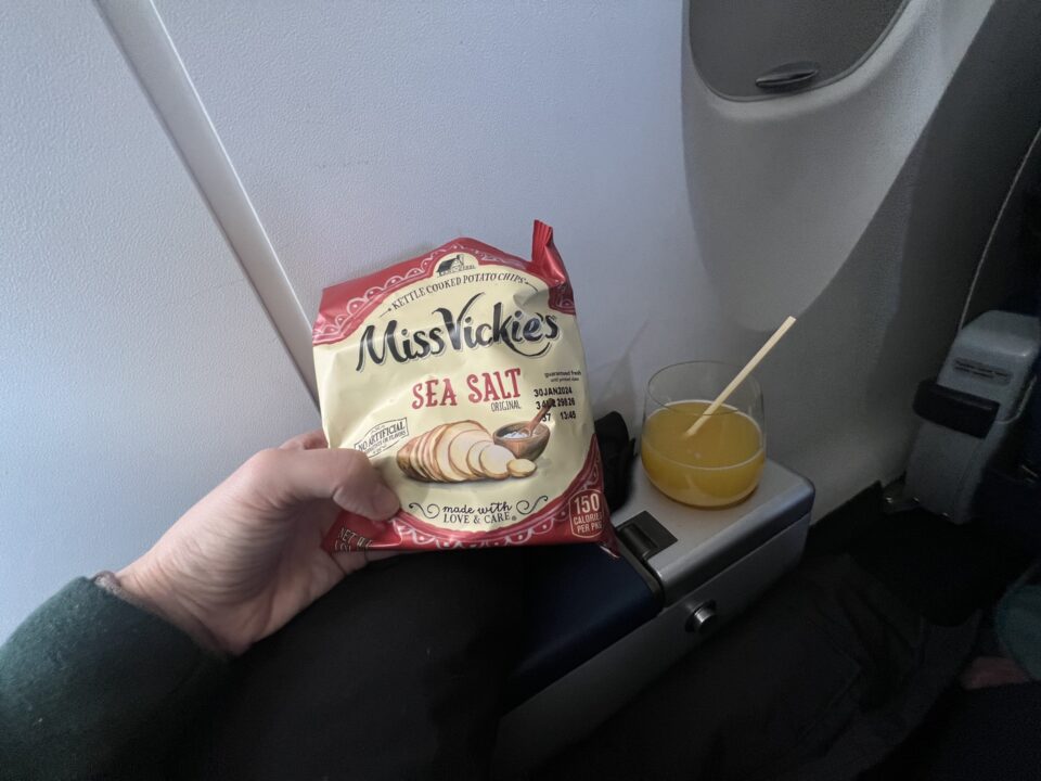Delta First Class on a CRJ-900 — LGA to STL