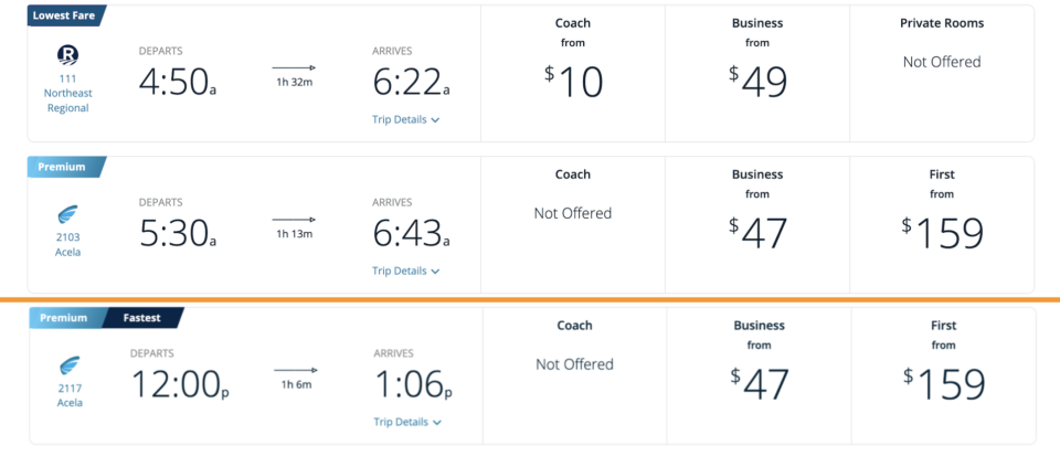 Taking the Amtrak Train from NYC to Philadelphia