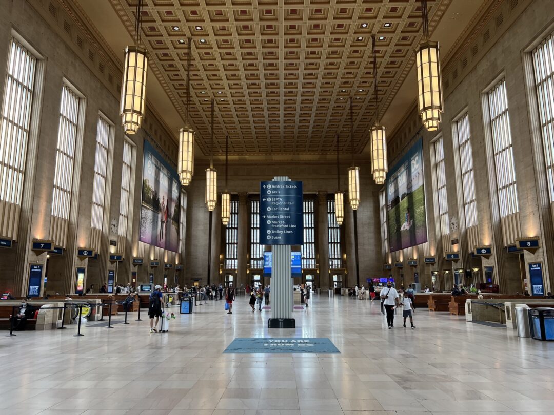 Taking the Amtrak Train from NYC to Philadelphia