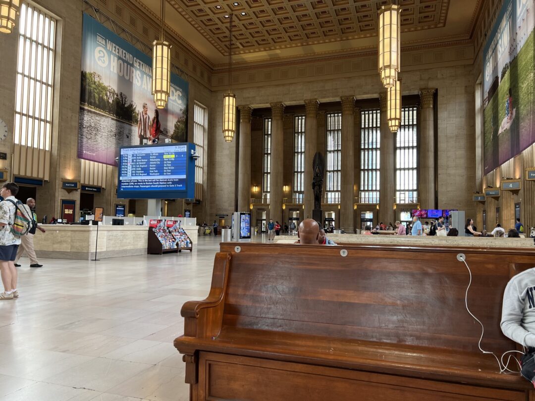 Taking the Amtrak Train from NYC to Philadelphia